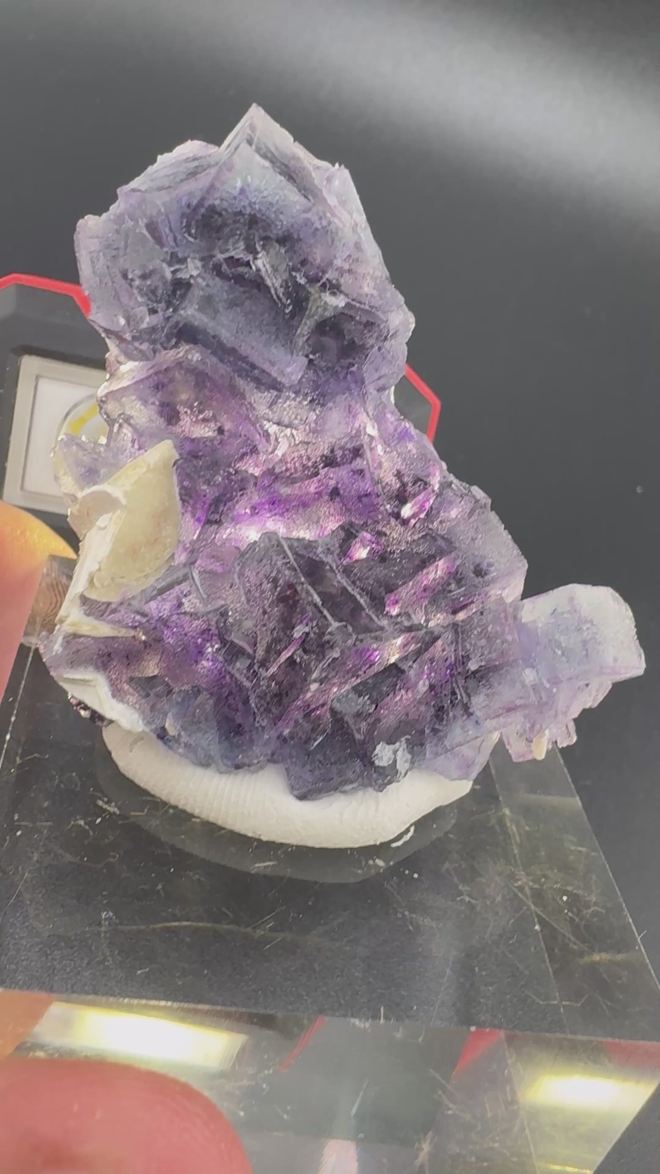Purple Phantom Fluorite – Minerals and Muscle